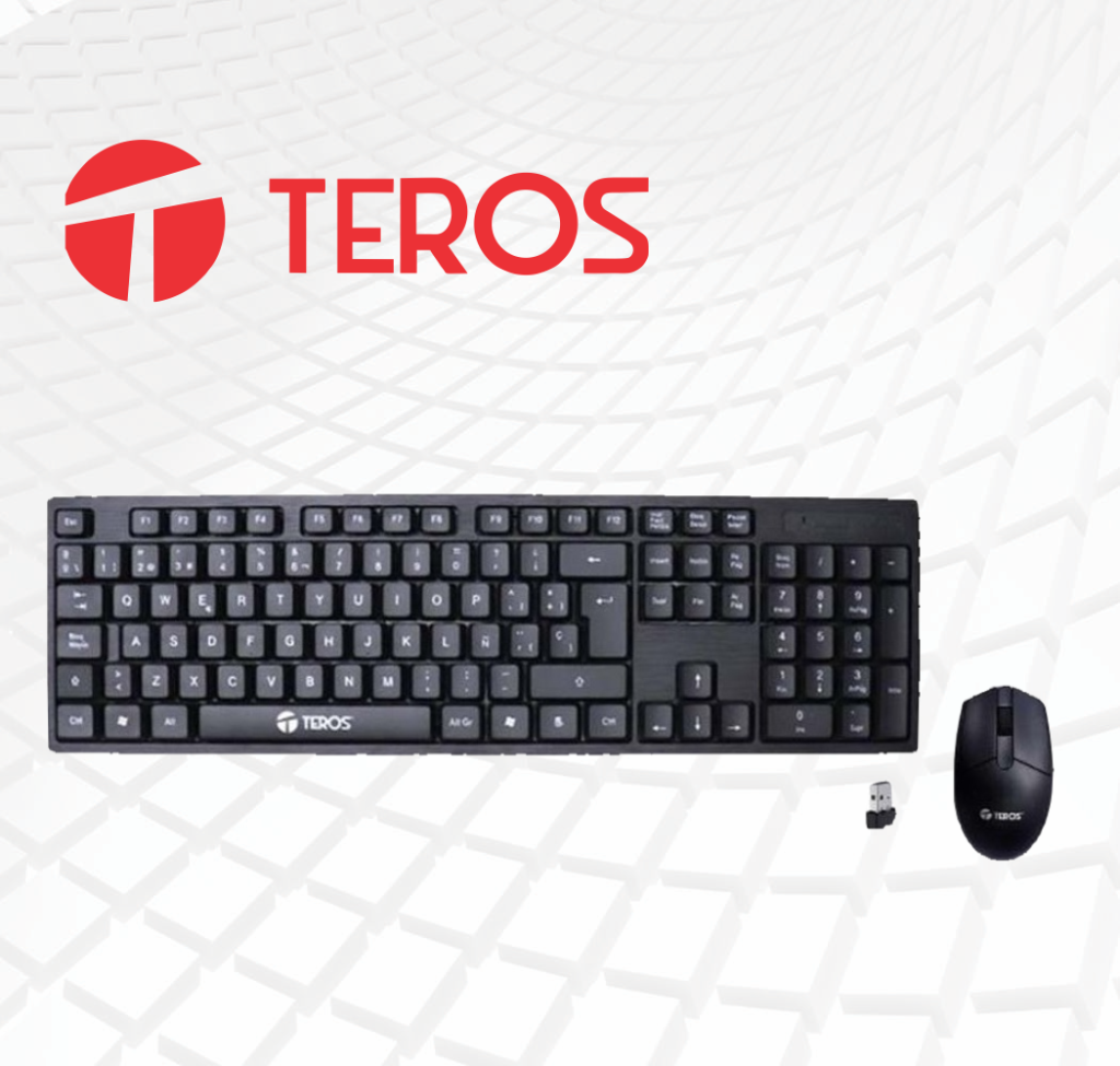 TECLADO+MOUSE TE-4031N WIRELESS, BLACK - Abril Grupo Logístico