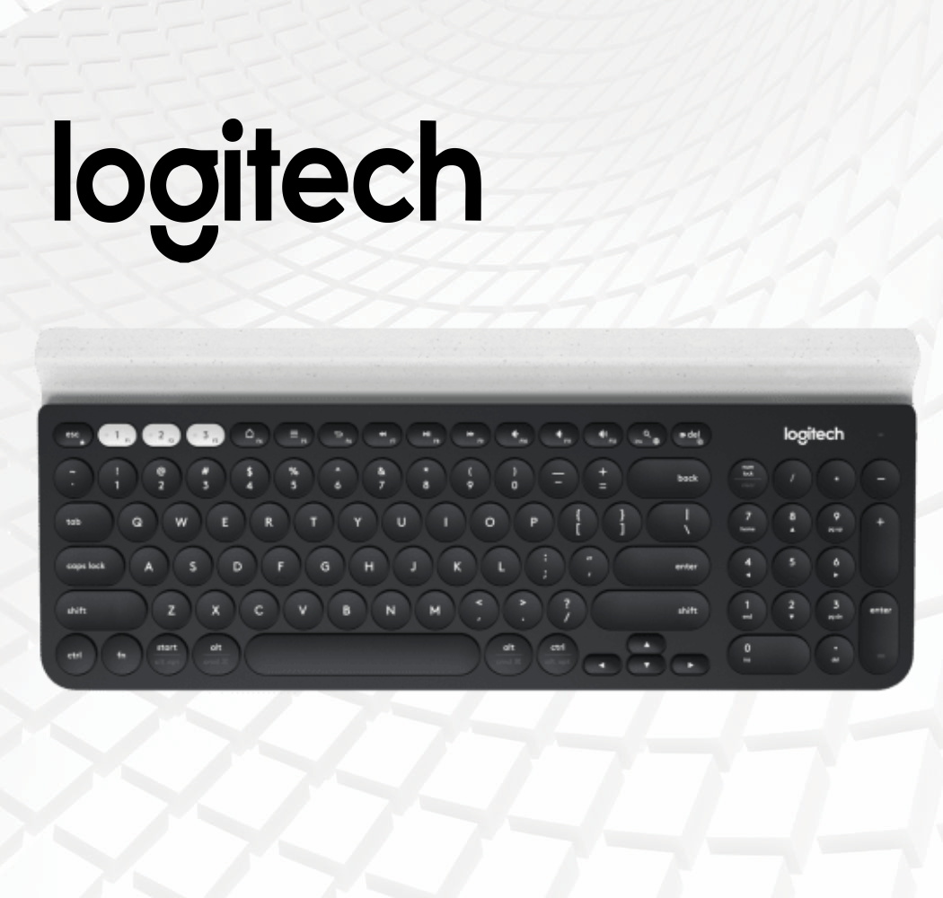 TECLADO MULTI-DEVICE K780 WIRELESS, BLANCO/NEGRO - Abril Grupo Logístico