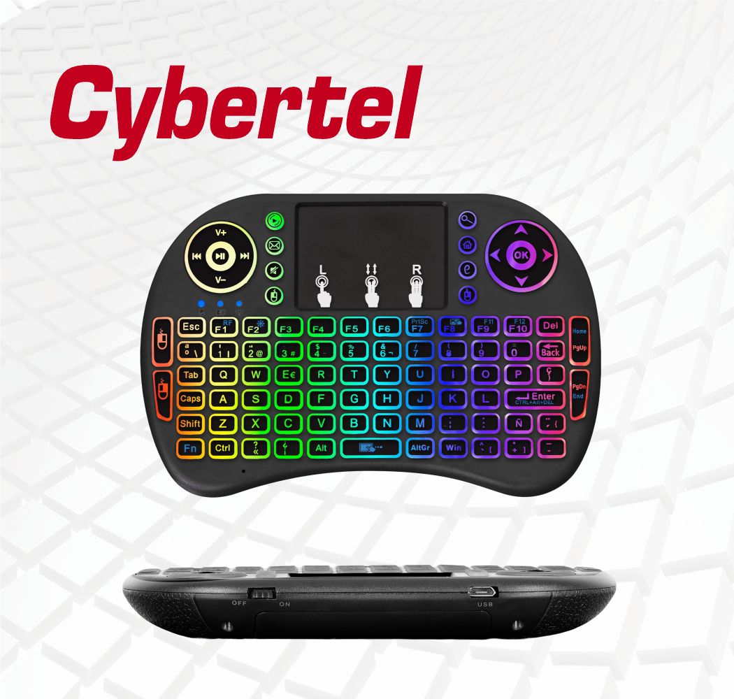 MINI TECLADO TOUCH INALAMBRICO, PANEL TACTIL, COMPATIBLE TV, PC ...