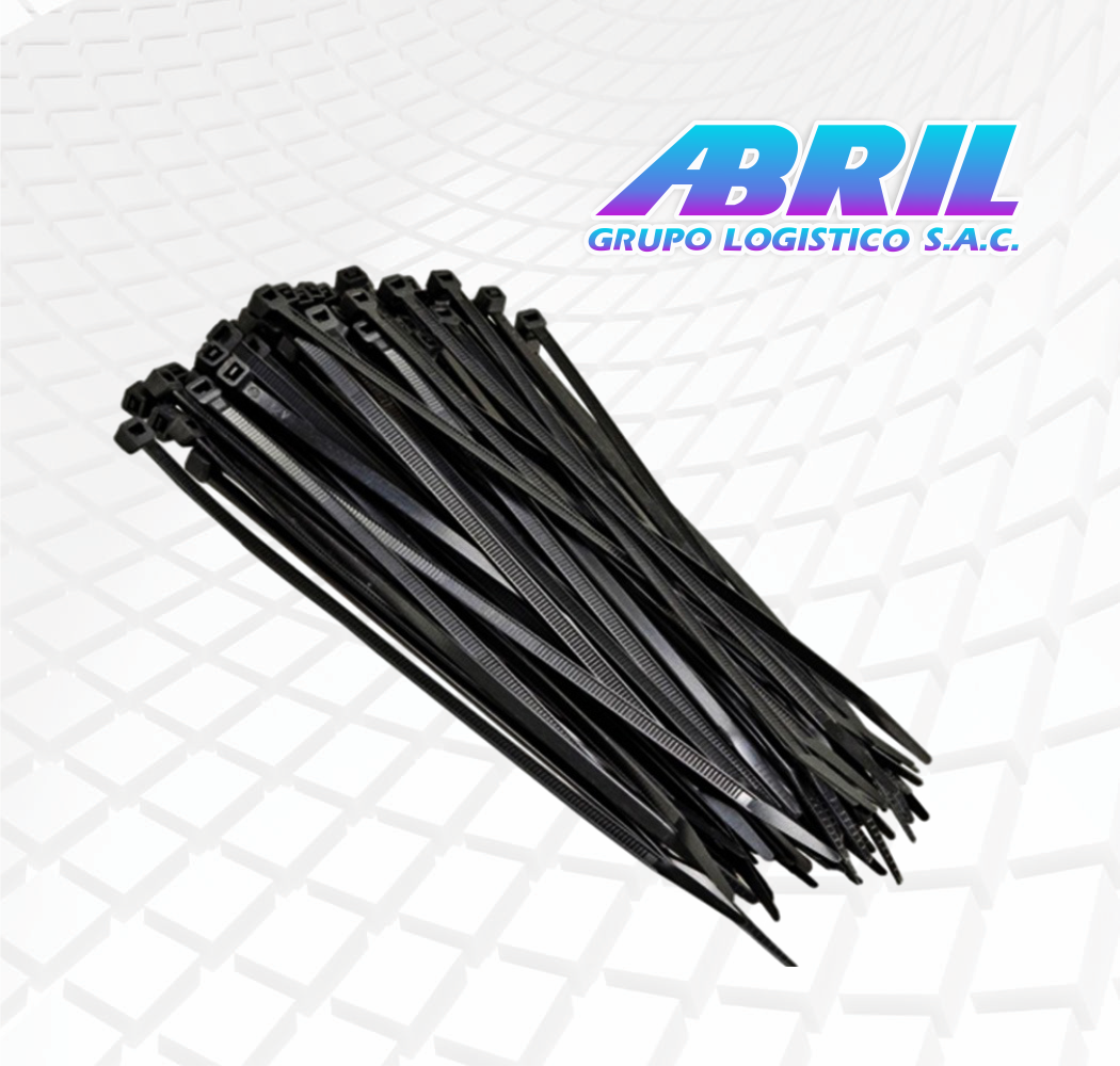 CINTILLO PLASTICO 4.8mm x 300mm BOLSA x 100 unidad - Abril Grupo Logístico