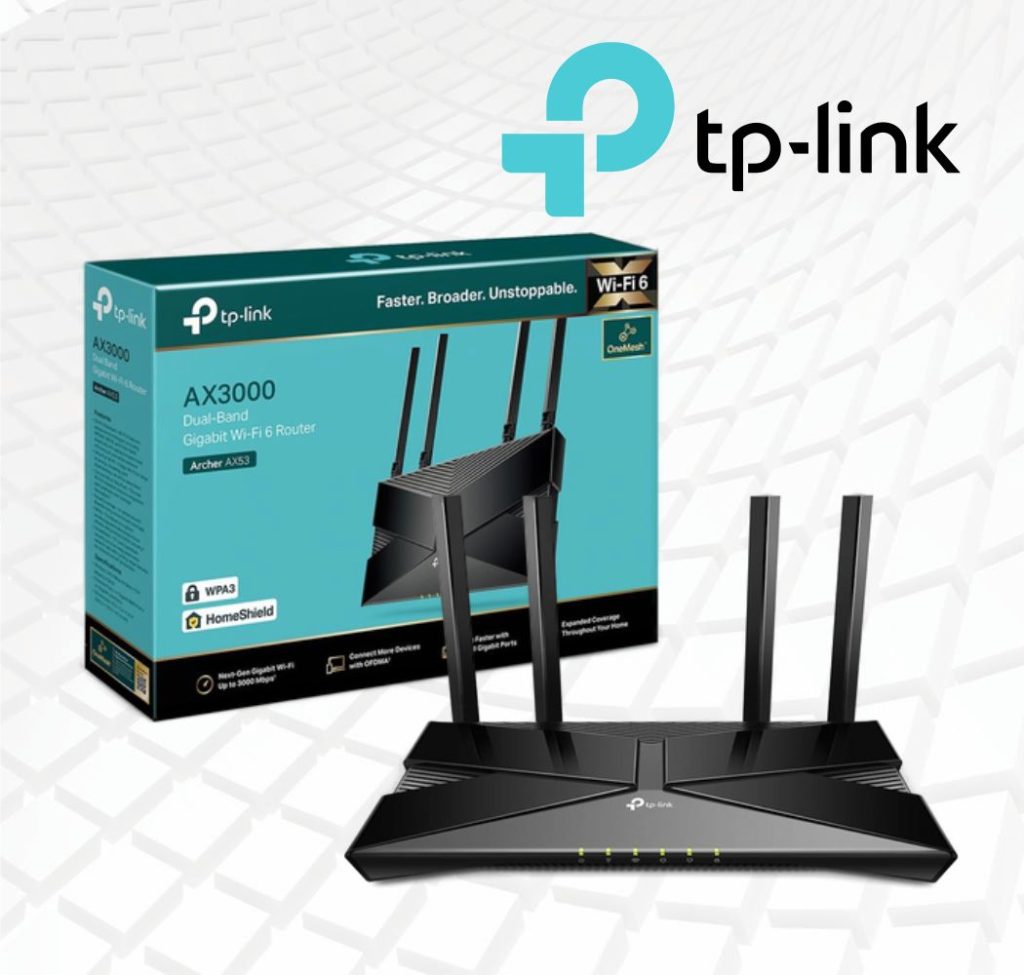 Router TP-Link Archer AX53 AX3000 WiFi 6 Gigabit