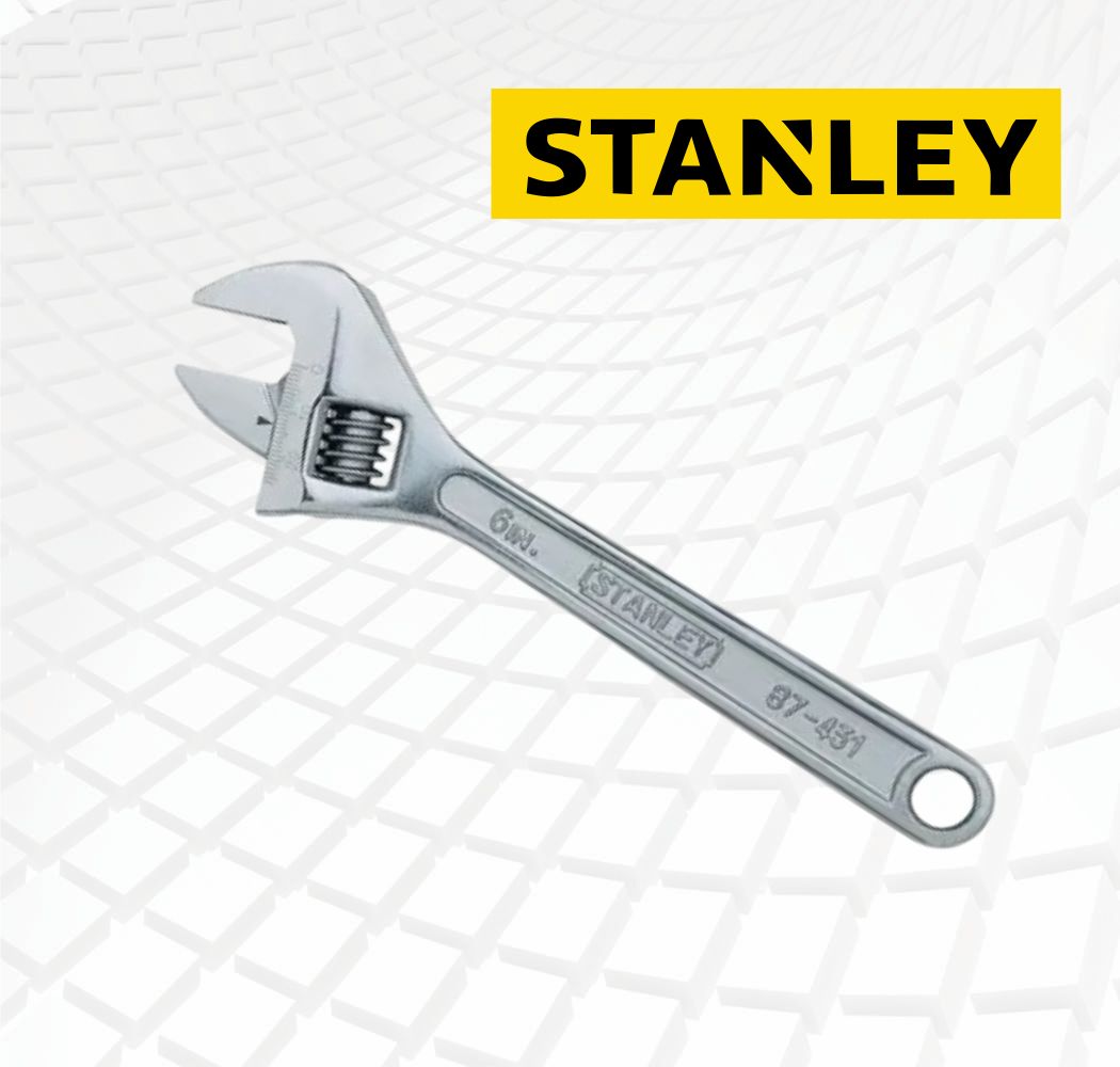 LLAVE AJUSTABLE 6" (152mm) CROMADA | STANLEY 87-431 - Abril Grupo Logístico